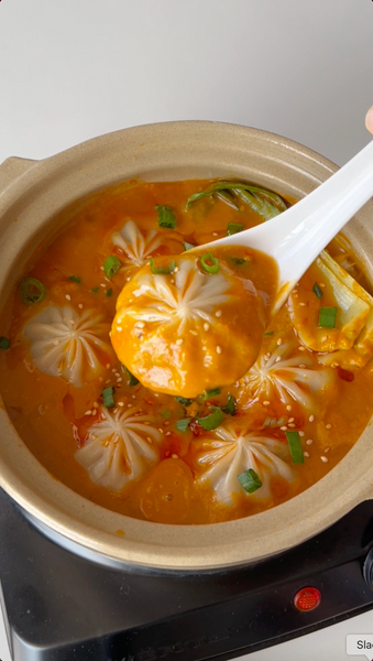 3 Ingredient Mango Curry with Vegan Soup Dumplings